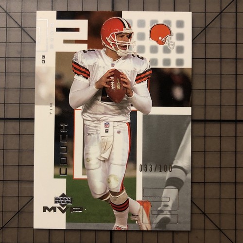 2002 Tim Couch 033/100 Cleveland Browns "MVP" Upper Deck #59 | eBay