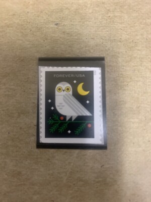 US Postage #5824 WINTER WOODLAND ANIMALS "OWL" 2023 Forever MNH Stamp ...