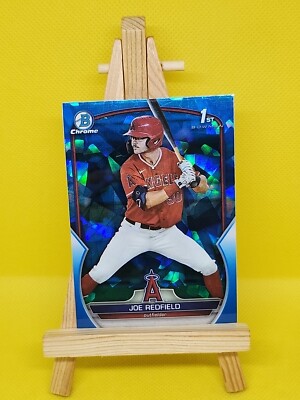 2023 Bowman Chrome Draft Sapphire Joe Redfield Los Angeles Angels #BDC ...