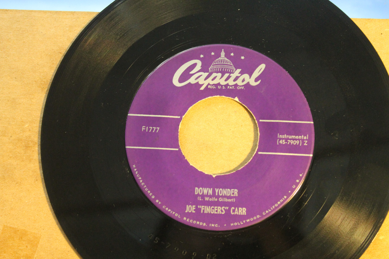 JOE "FINGER" CARR---IVORY RAG. (1951) | eBay