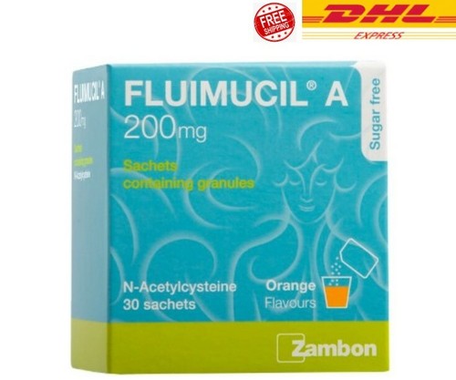 FLUIMUCIL A 200mg 30's Granules N-acetylcysteine Clear Phlegm FREE ...