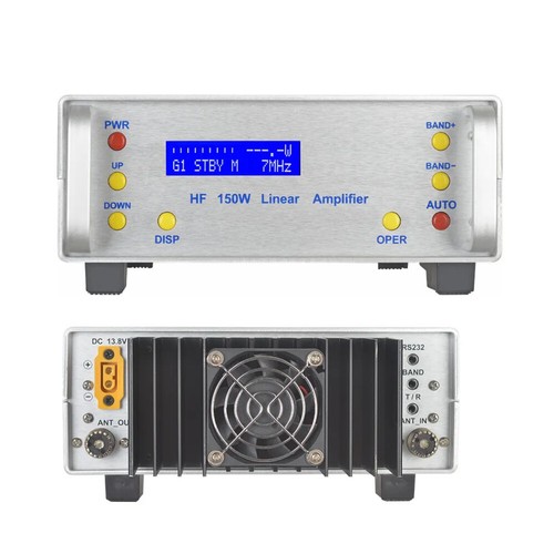 1.8-30MHz 150W HF Linear Amplifier Ham Radio Amplifier with High SWR ...