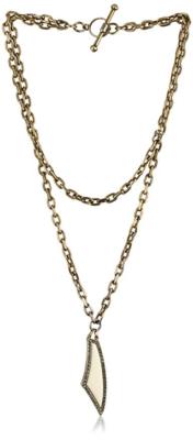 PAIGE NOVICK Gotham layered chain necklace Brass | eBay