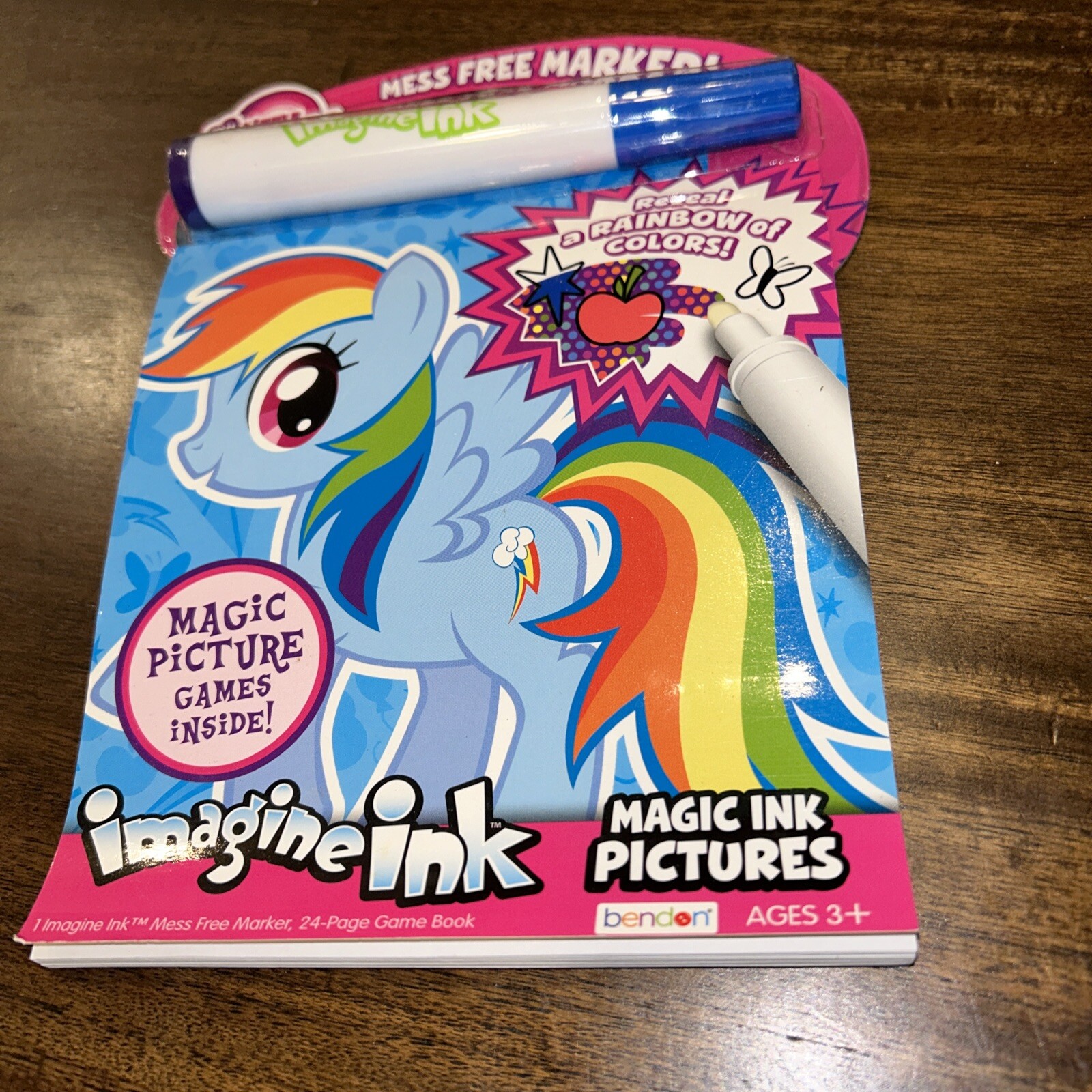 My Little Pony Imagine Ink Book - Picture Activity Book w/ Magic Ink ...