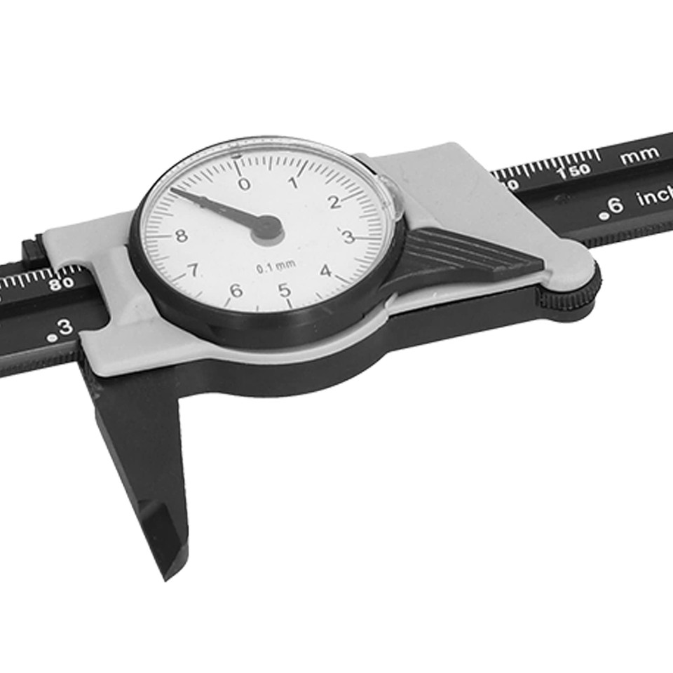 ViaGasaFamido Vernier Caliper with Dial Plastic Vernier Caliper 5.9 ...