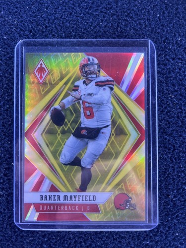 2020 Panini Phoenix Baker Mayfield #58 Yellow #’d 47/75 | eBay