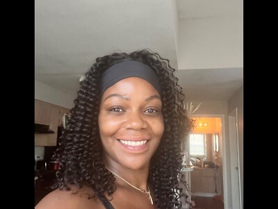 headband wig curly | eBay