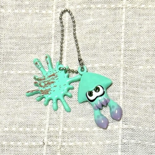 Splatoon Squid Keychain Light Blue | eBay