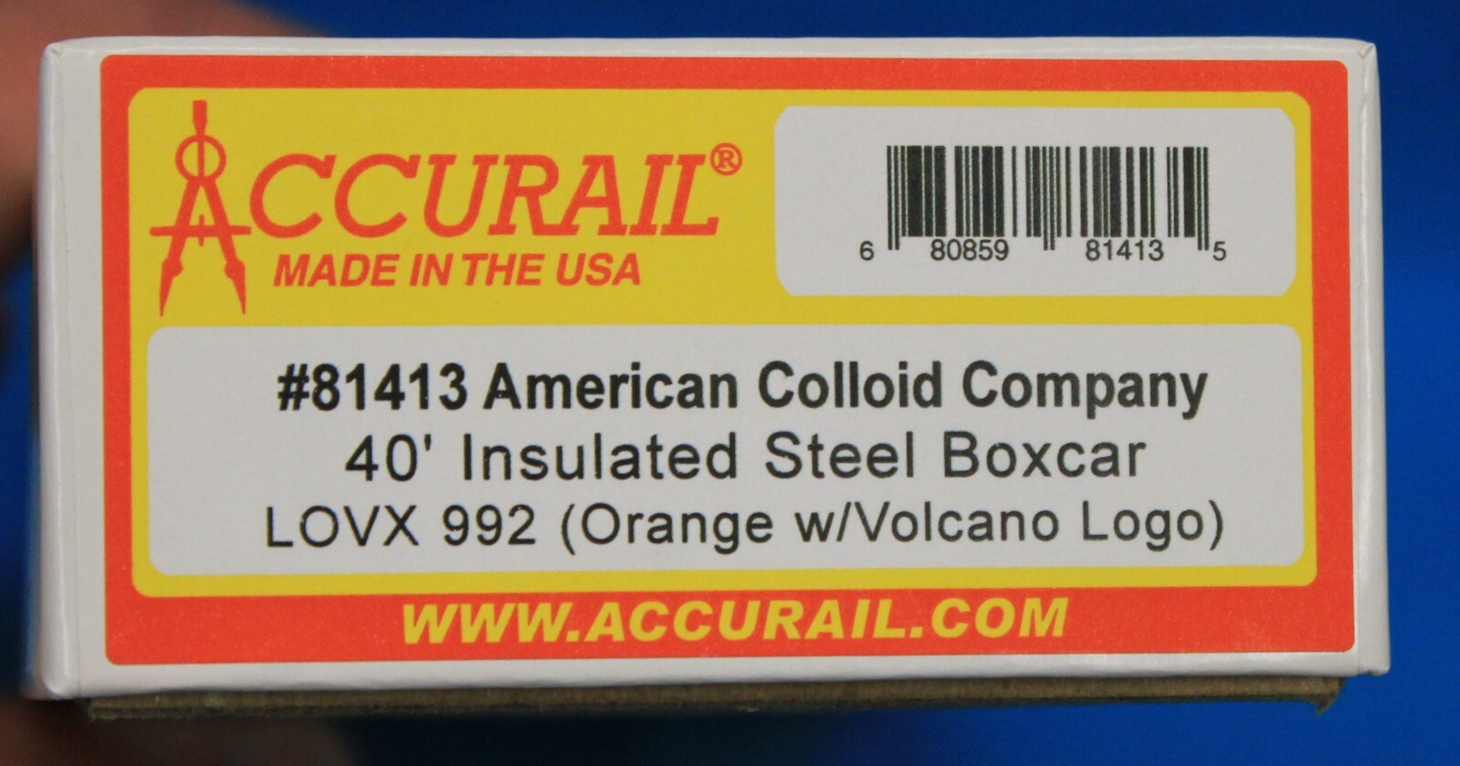 HO Scale - ACCURAIL 81413 AMERICAN COLLOID Company 40' Insul. Steel ...