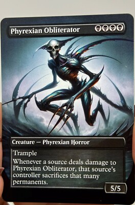 Phyrexian Obliterator Proxy Card with Custom designed art | eBay