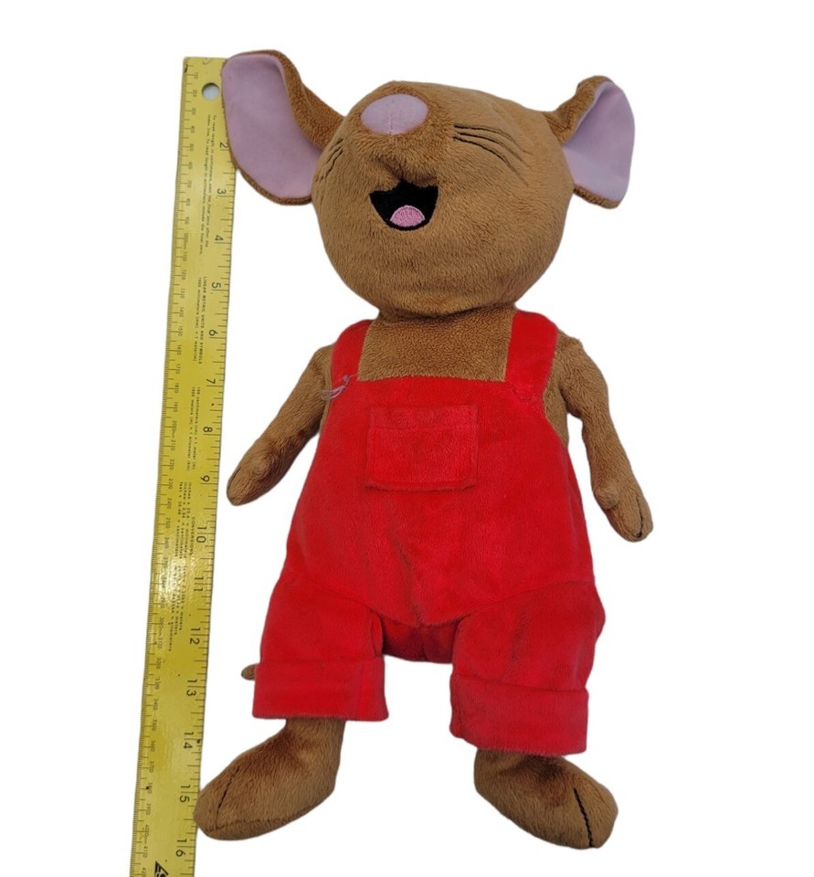 Vintage 1985 Mouse Plush With Red Overalls Give A Mouse A Cookie | eBay