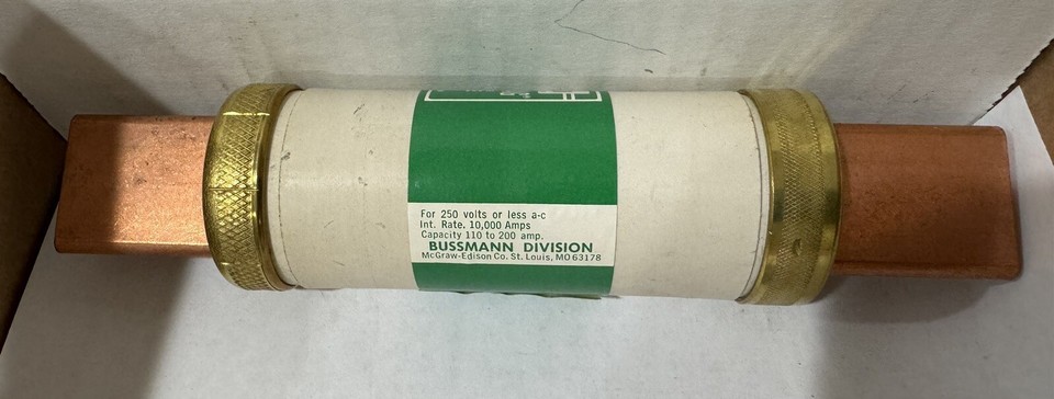 Bussmann REN 200 Renewable Fuses 200 AMP 250 Volt NIB | eBay