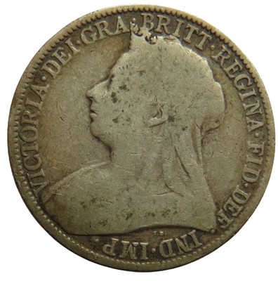 1899 Queen Victoria Silver One Florin Coin - Great Britain | eBay