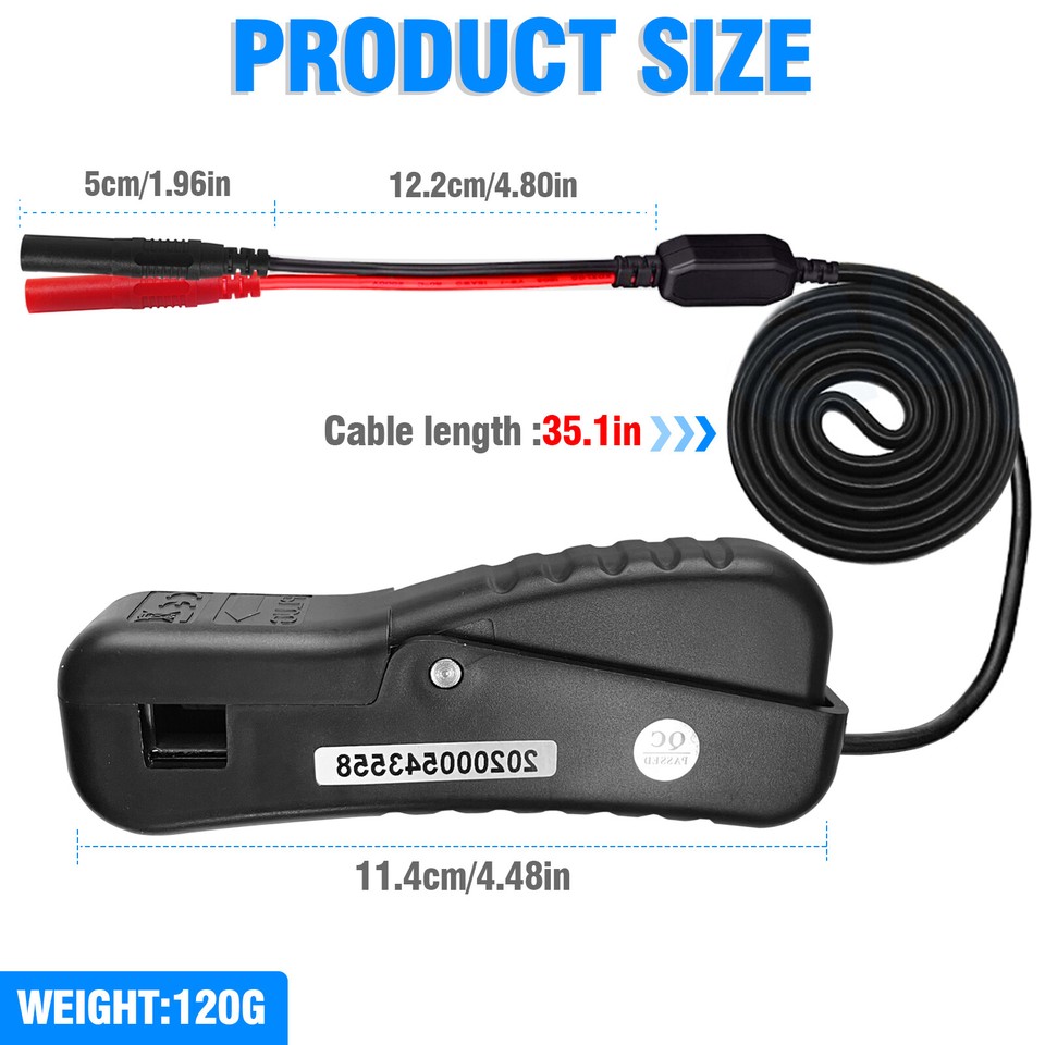 Automotive Digital Multimeter Engine Analyzer Dwell Tacho Volt RPM ...