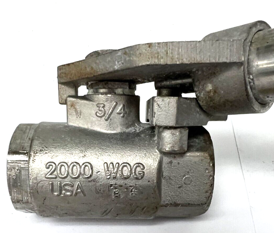 APOLLO CF8M BALL VALVE 3/4" 2000 WOG STAINLESS STEEL SPRING RETURN | eBay