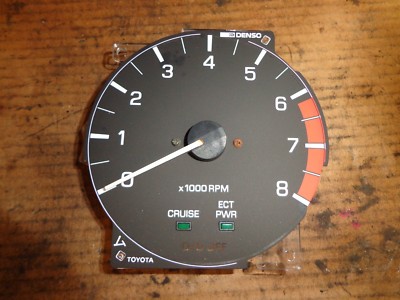 Toyota Supra MK3 post-89 N/A dash RPM Tachometer gauge OEM 6200 Auto | eBay