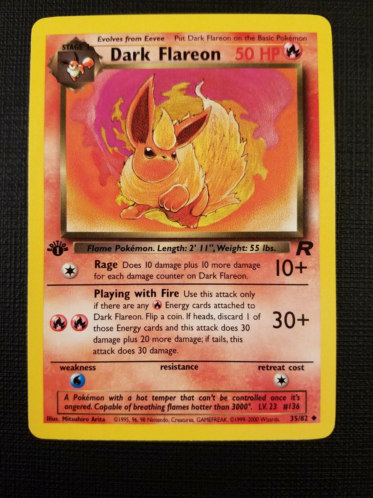 Dark Flareon Card