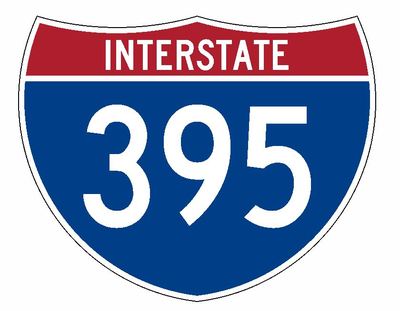 Interstate 395 Sticker R2335 Highway Sign Road Sign | eBay