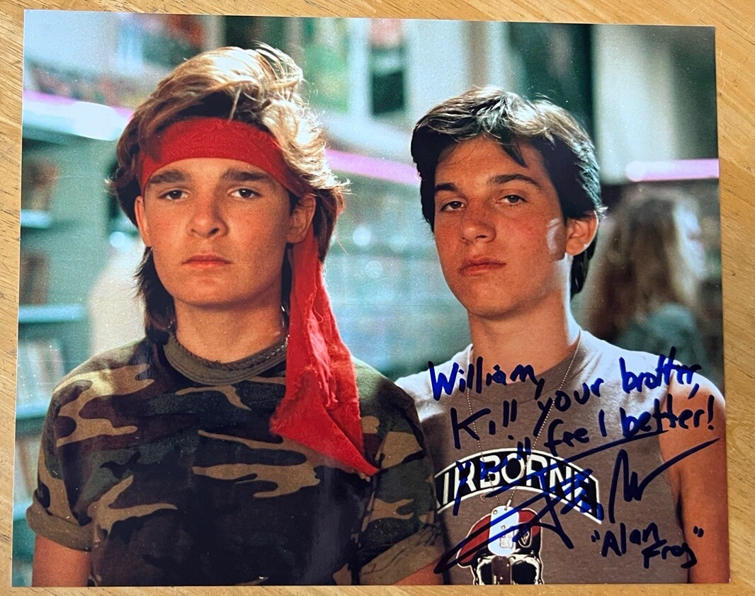 Autographed Jamison Newlander Photo The Lost Boys Alan Frog Horror | eBay