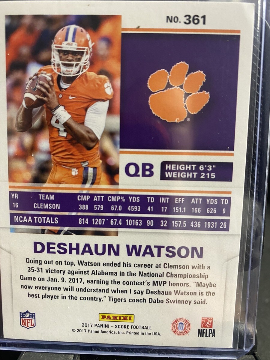 Clemson Watson Tattoos Browns, Deshaun Watson Eliminated From Playoff