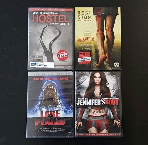 DVD Horror Movie Mix. Lake Placid, Jennifer's Body, Hostel, Rest Stop ...