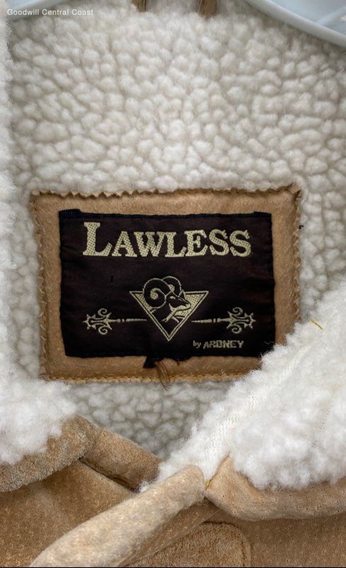 Lawless Men's Fleece Lined Leather Jacket - Size Measured | eBay