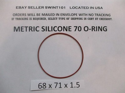 68mm ID x 71mm OD x 1.5mm thick SILICONE O-ring. Quan 1. | eBay