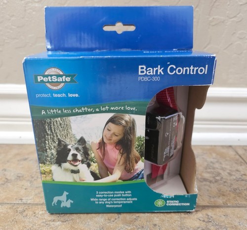PetSafe Deluxe Bark Control Collar Static Correction Dogs 8lb & Up PDBC ...