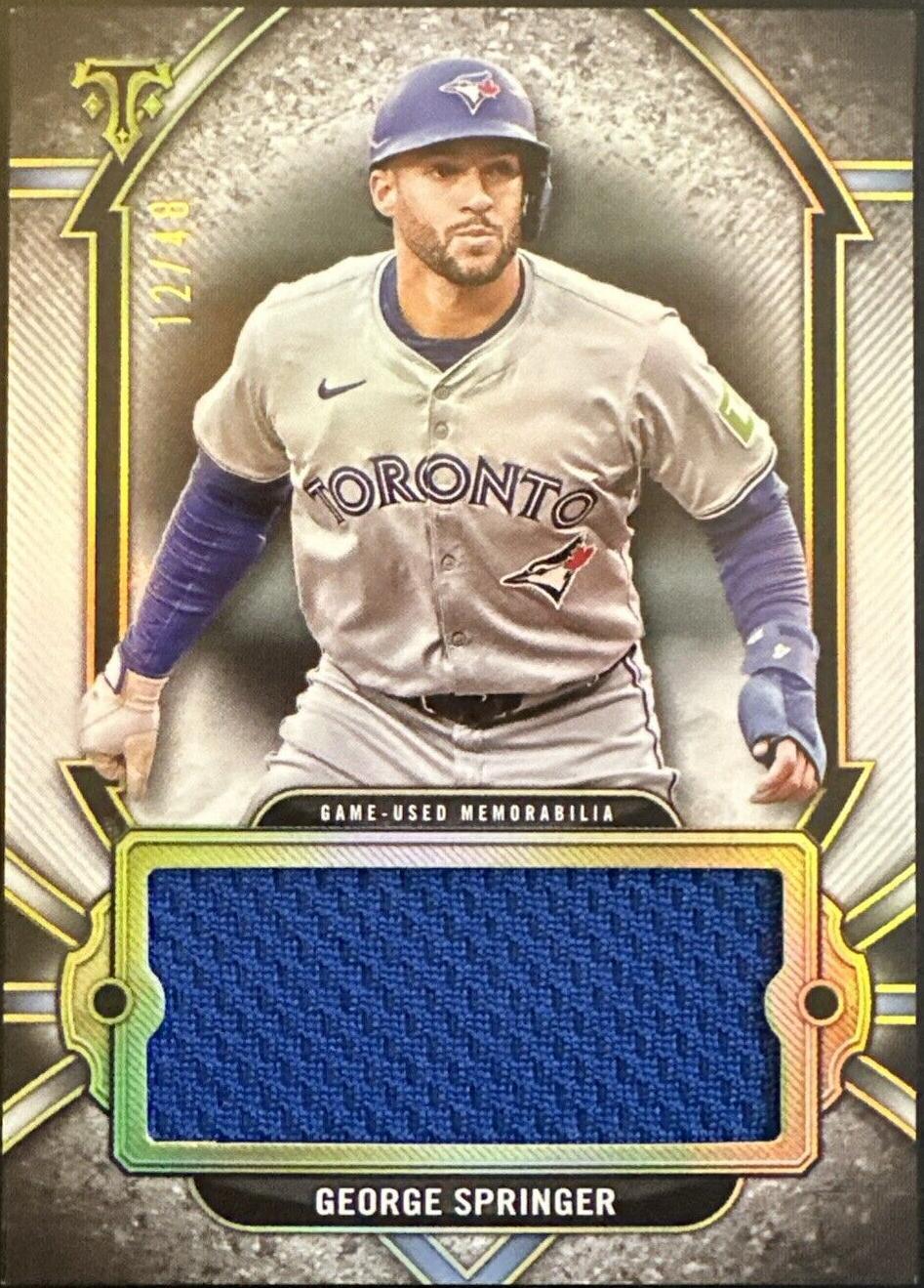 2024 Topps Triple Threads - Single Jumbo Relics George Springer #SJR ...