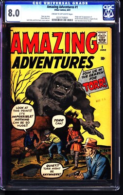 Amazing Adventures #1 (1961) CGC 8.0 -- 1st & origin of Doctor Droom ...