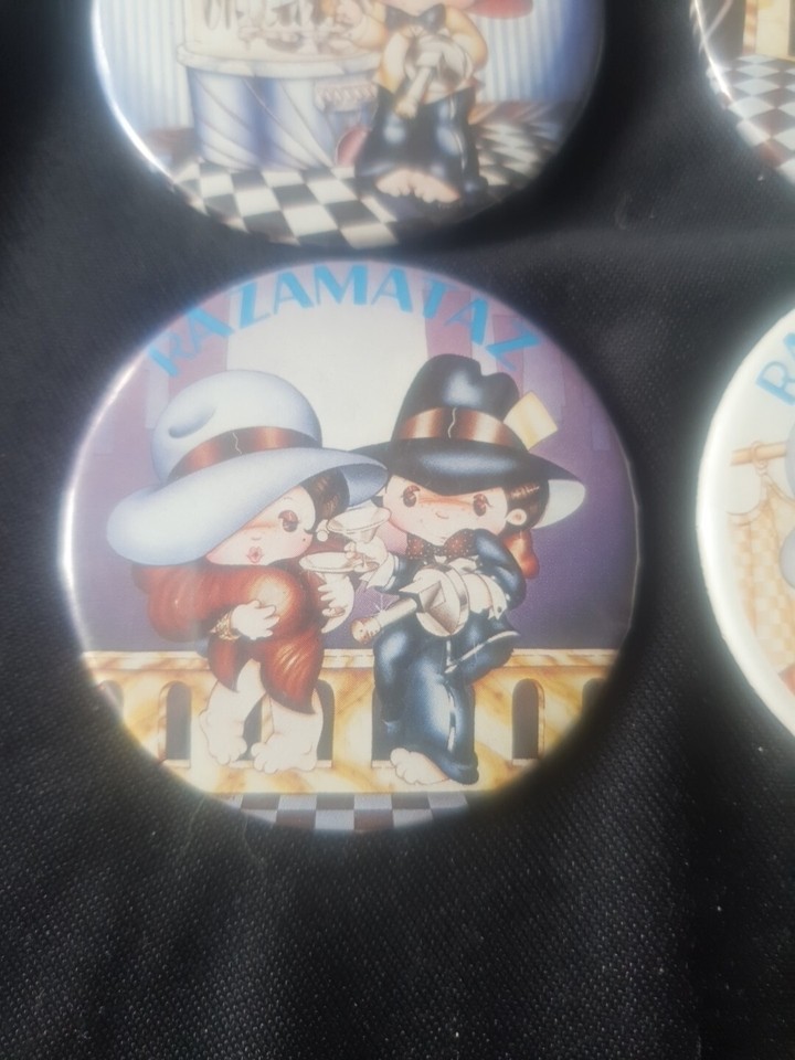 Razamataz Vintage badge X 4 Very Rare Design x 4 | eBay UK