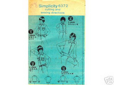 Simplicity 6372 Sewing Pattern BOY’S Short or Long Sleeve SHIRT-JACKET ...