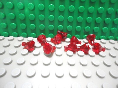 Lego 10 Trans Red 1x1 Gem Jewel 24 facet NEW | eBay