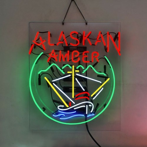 Alaskan Amber Beer Neon Sign Beer Bar Party Pub Home Room Display ...