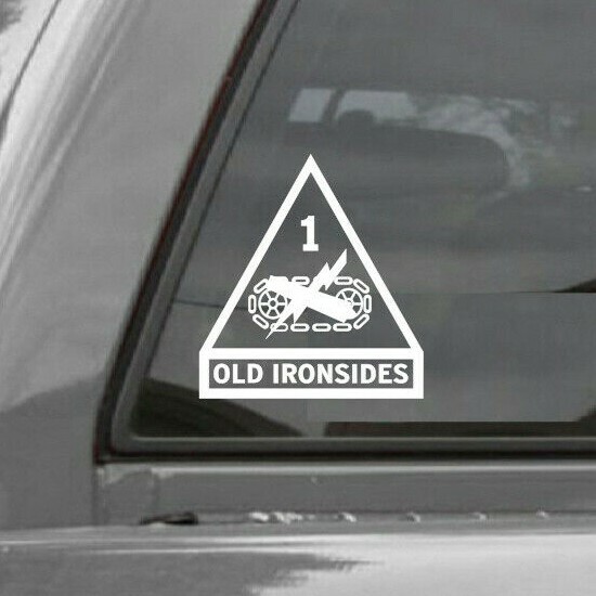 1st ARMORED DIVISION OLD IRONSIDES Vinyl Decal Sticker | eBay