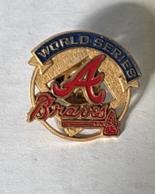 1992 ATLANTA BRAVES WORLD SERIES PRESS PIN NEW IN ORIGINAL BOX | eBay