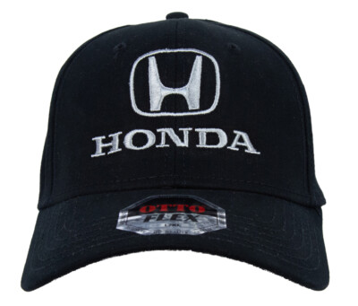 Honda Logo Hat Flexfit Embroidered Cap, Black | eBay