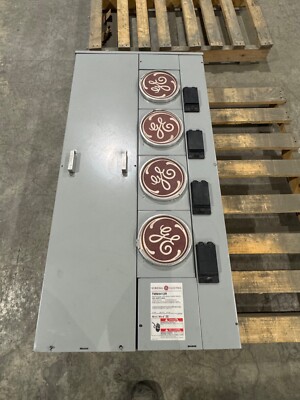 GE METER STACK BASE TMM4412R 400 AMP 120/240V SINGLE PHASE MINI MOD 3 ...