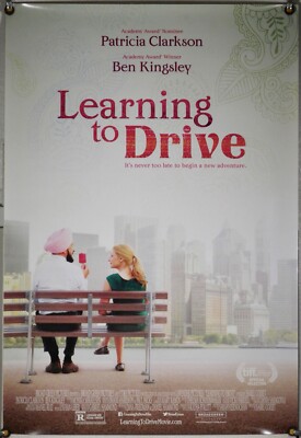 LEARNING TO DRIVE DS ROLLED ORIGINAL ONE SHEET MOVIE POSTER (2015) | eBay
