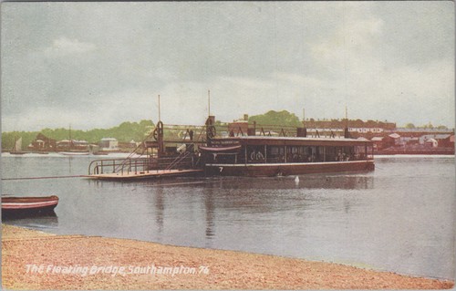 Floating Bridge Southampton Hampshire UK Chain Ferry River Itchen ...