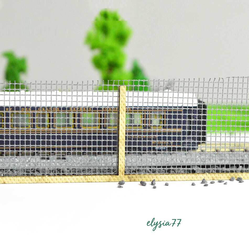 Railway Guardrail Miniature Train Fence HO/OO Scale Sand Table Model ...