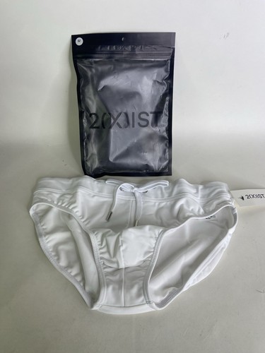 2XIST Essentials Rio Swim Brief Swimwear Bottoms White Mens Size M | eBay
