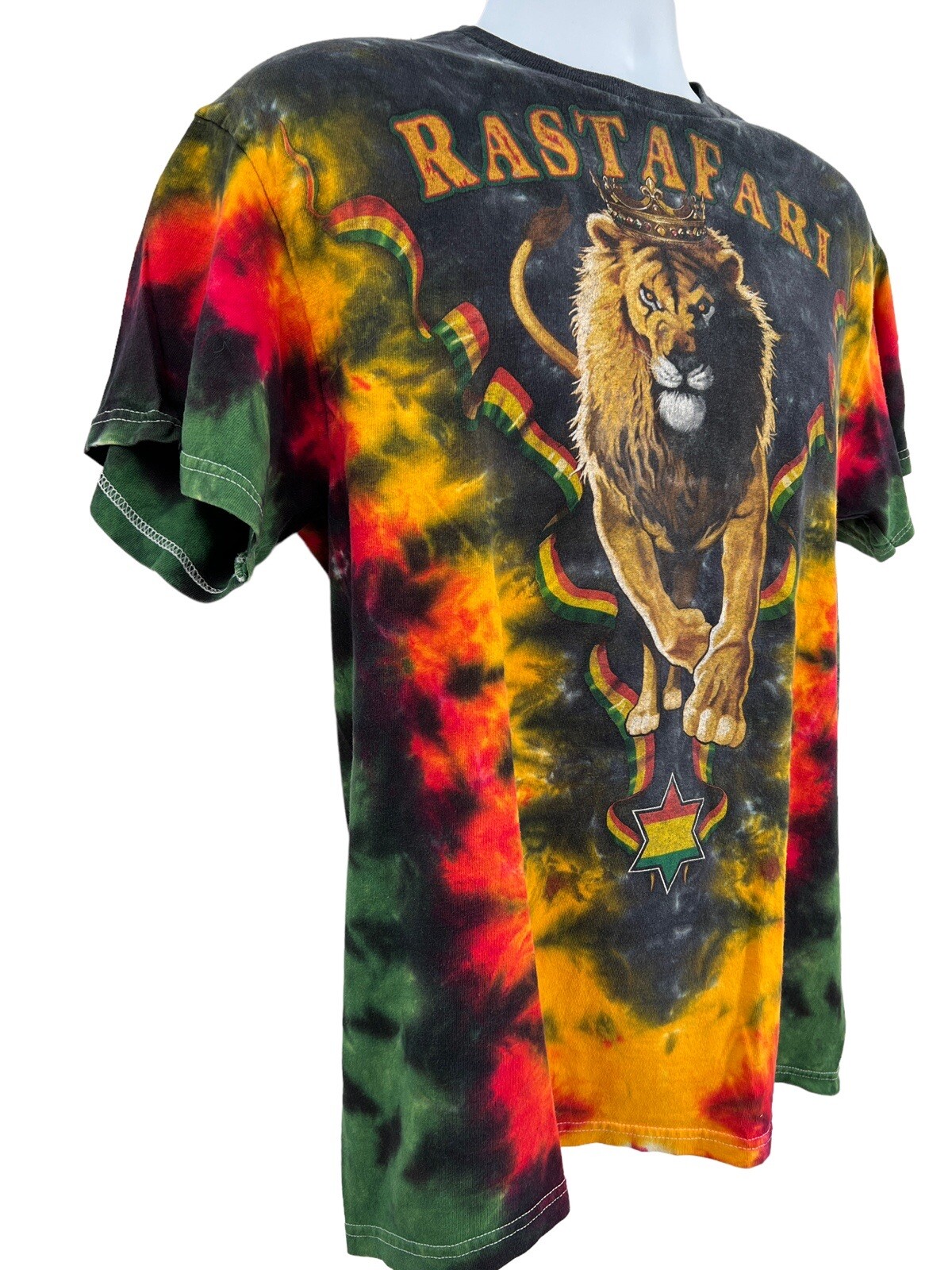 Rastafari Lion of the Tribe of Judah Multicolor Tie D… - Gem