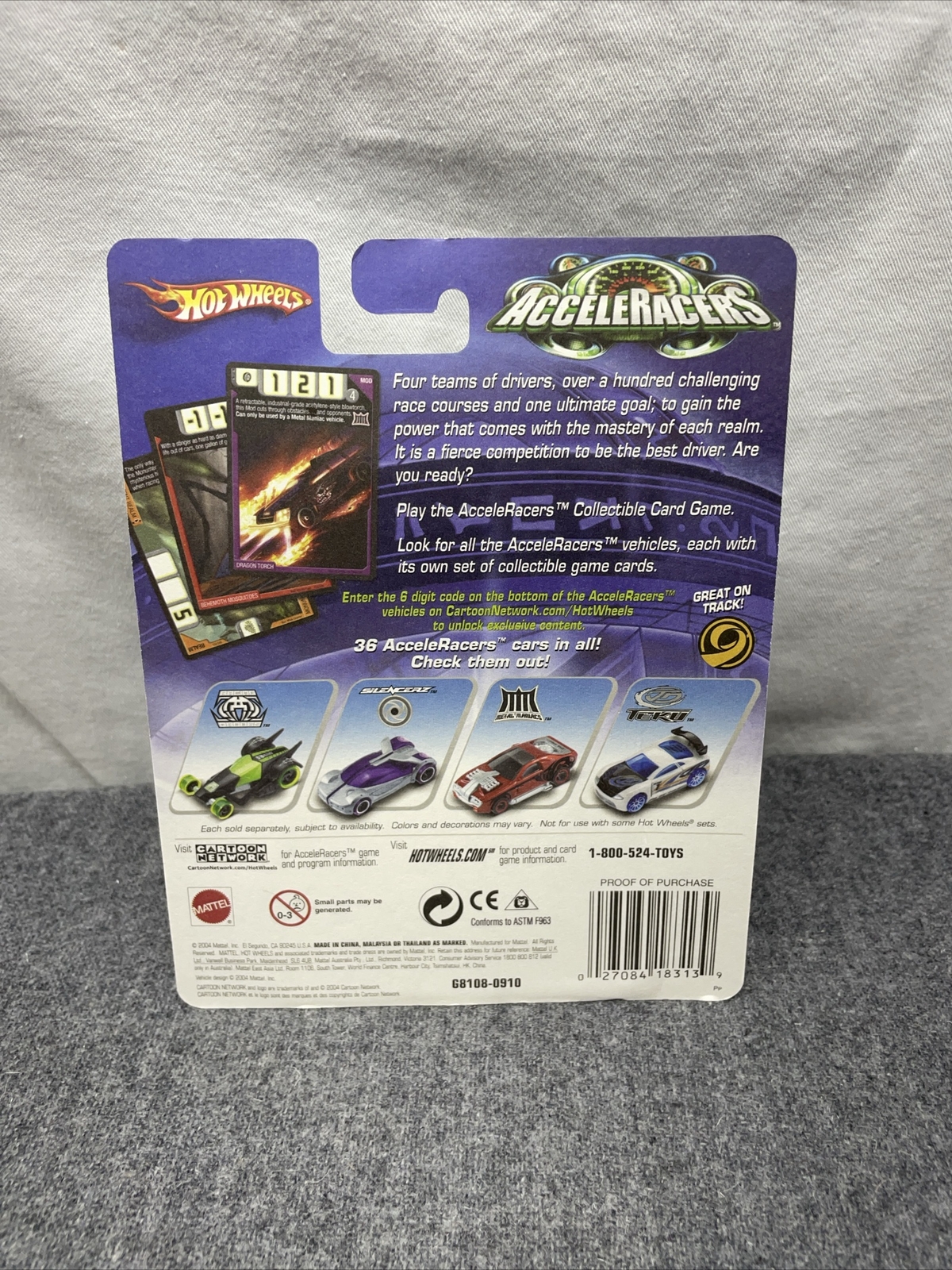 Hot Wheels AcceleRacers Racing Drones RD-02 Car 2 of 9 Mattel 2004 # ...