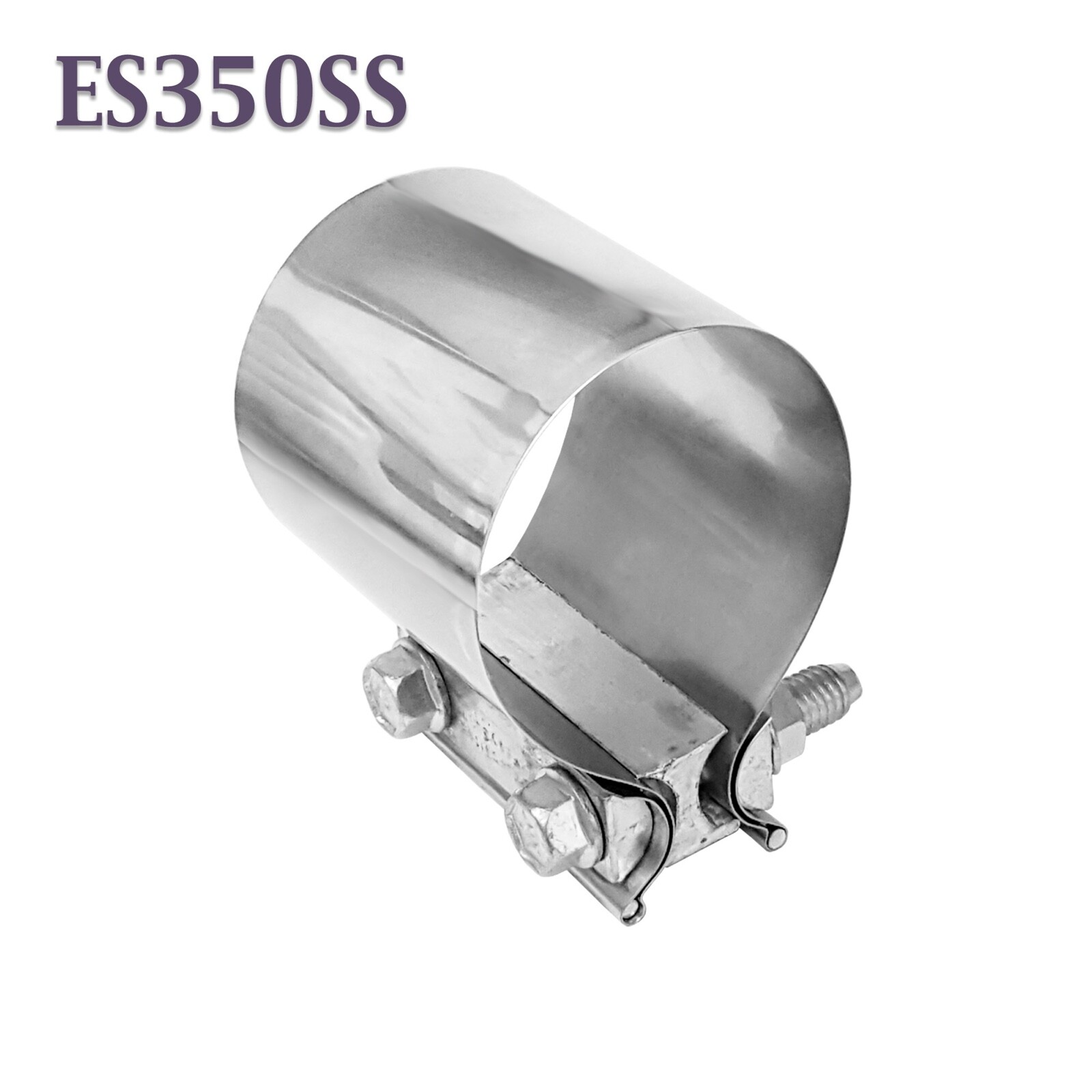 ES350SS 3 1/2" 3.5" Torca EasySeal Stainless Butt Joint Band Exhaust ...