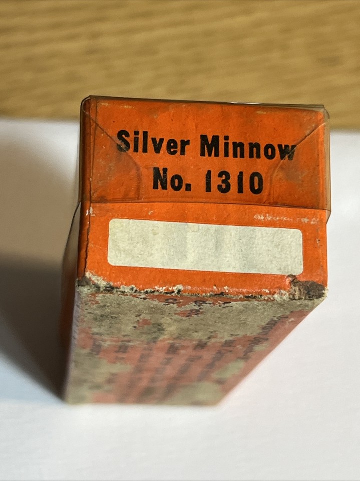 Fishing Lures, Johnson Spoon EMPTY Box,Silver Minnow, Number 1310.Top ...