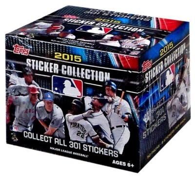 2015 MLB Sticker Collection Box | eBay