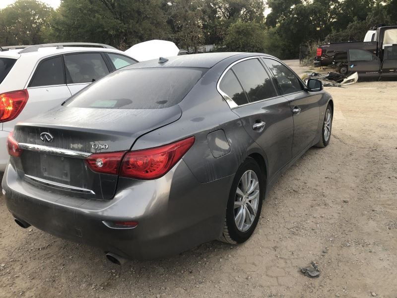 2014-2017 INFINITI Q50 Rear Bumper Assembly KAD Gray w/o Park Assist ...