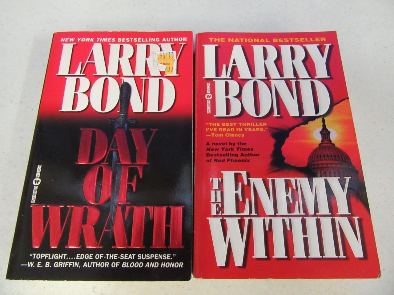 COMPLETE SET Lot (2) LARRY BOND War, Military Thriller Books THORN ...