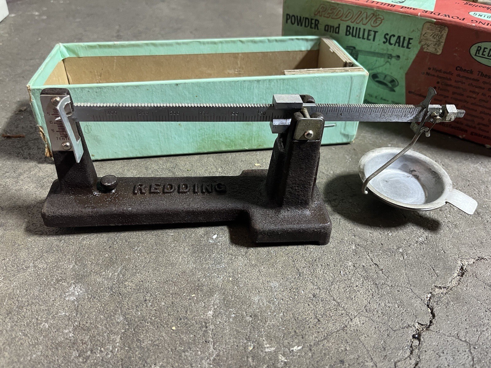 Vintage Redding Powder Balance Beam Scale | eBay